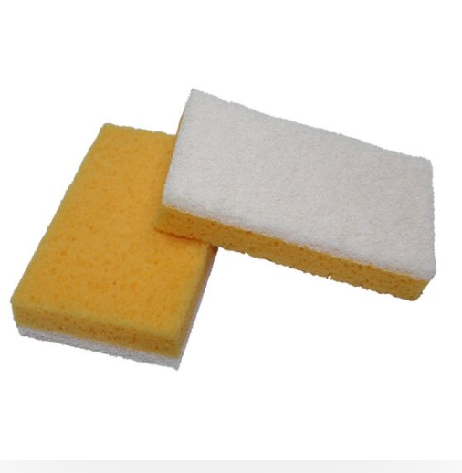 HD SCRUB SPONGE - WHITE – MAJESTIC, LLC - CARBRITE ABQ
