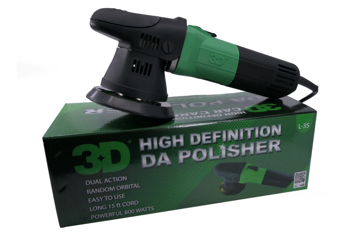 3D DA POLISHER KIT PLATE GREEN/BLACK – MAJESTIC, LLC - CARBRITE ABQ